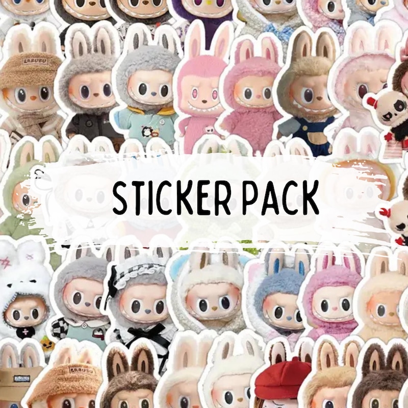 Labubu Stickers - Etsy