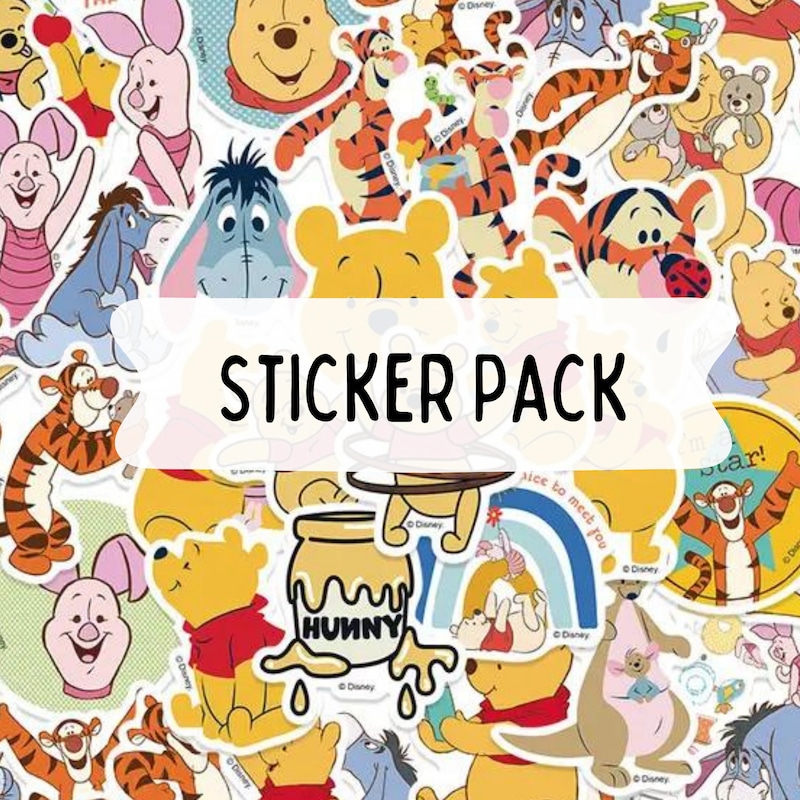 Winnie the Pooh Sticker - Etsy