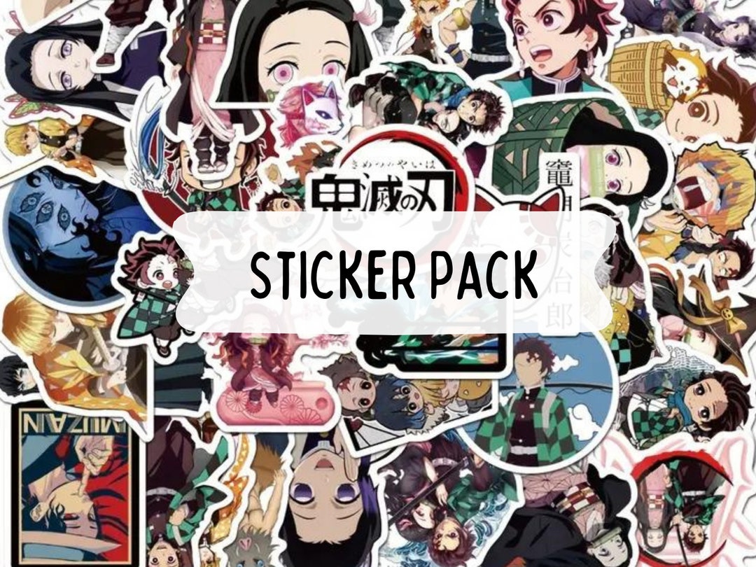 Demon Slayer Stickers | Assorted Sticker Pack | Surprise Grab Bag ...