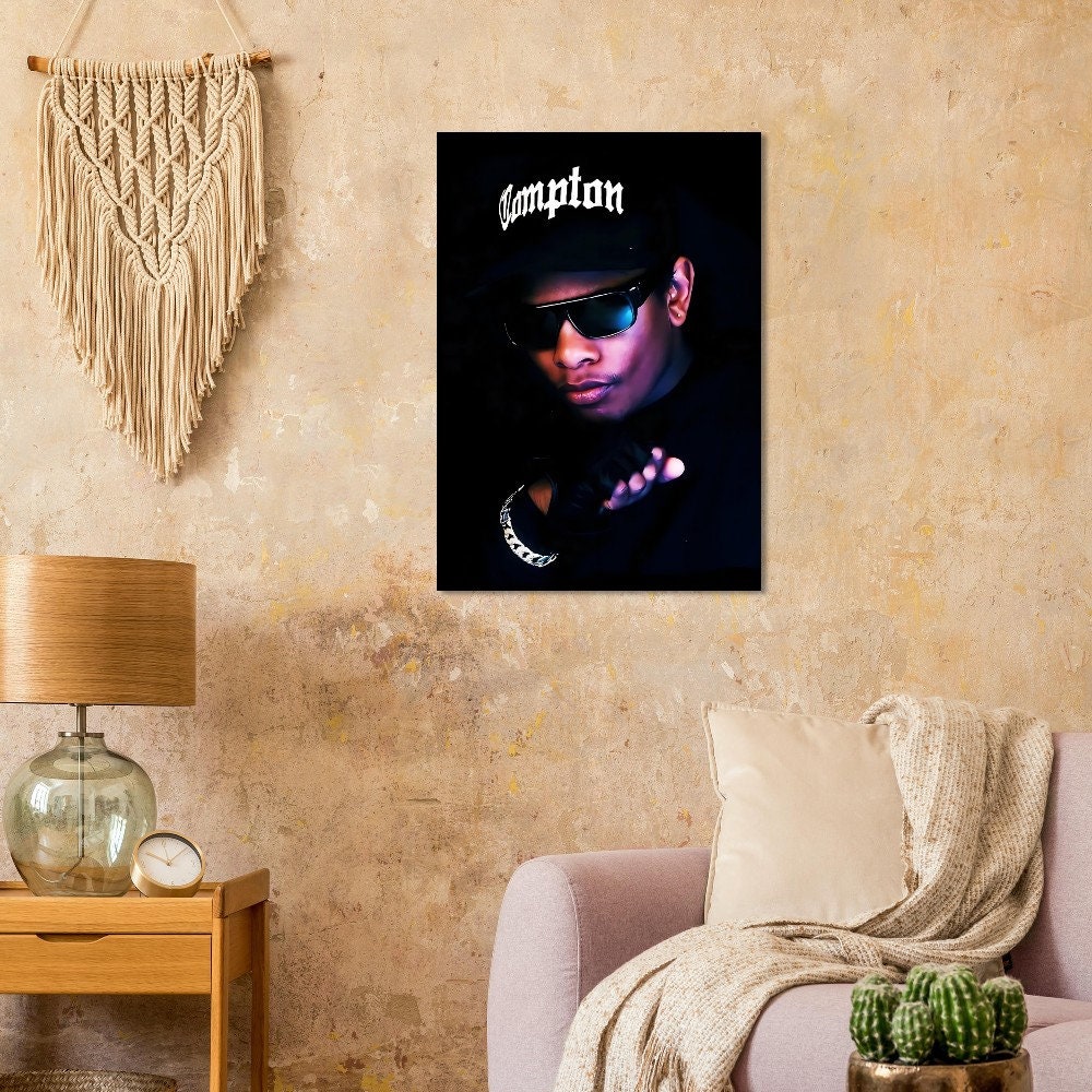 Eazy-e Hip Hop Rapper Poster Iconic Music Legacy: Celebrate the ...