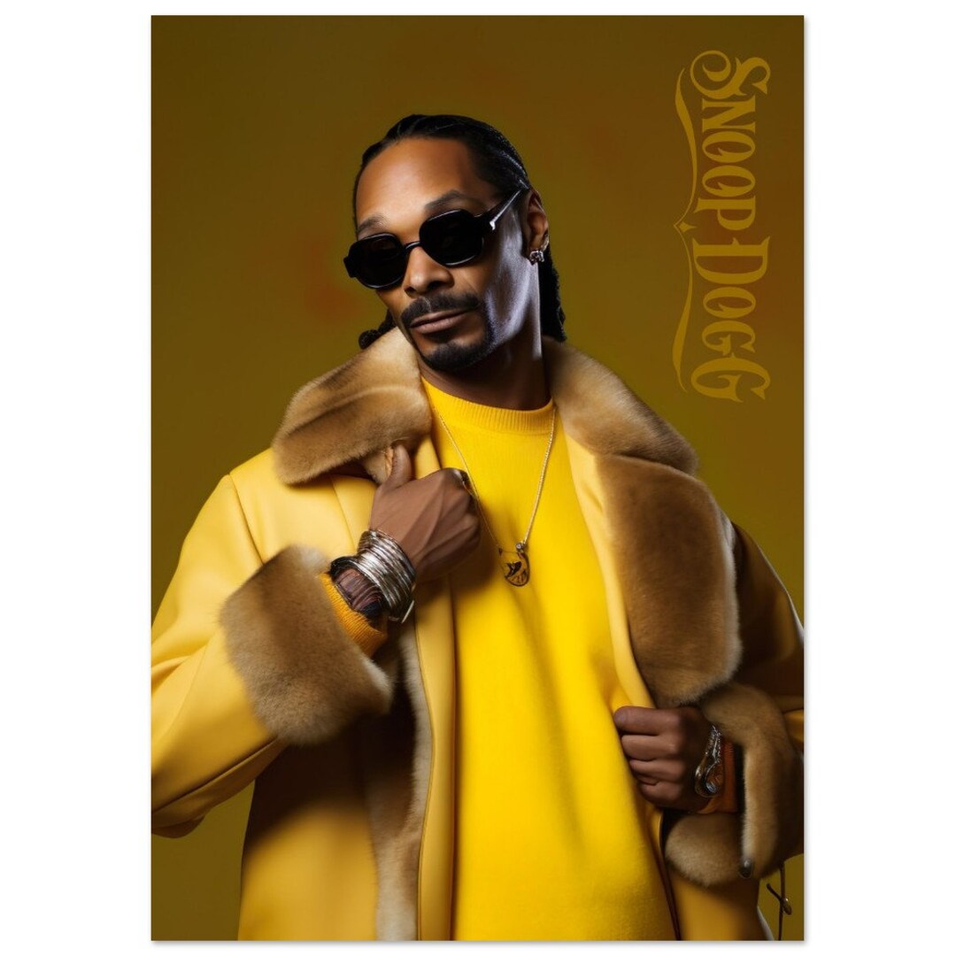 Snoop Dogg Semi-glossy Paper Poster, Showcase Your Appreciation for the ...