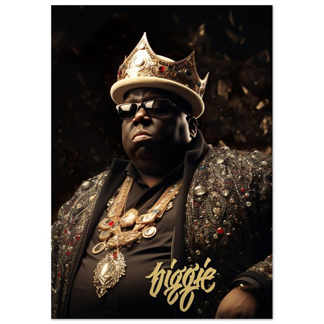 Biggie Smalls Semi-glossy Paper Poster, Showcase Your Love for Hip-hop ...