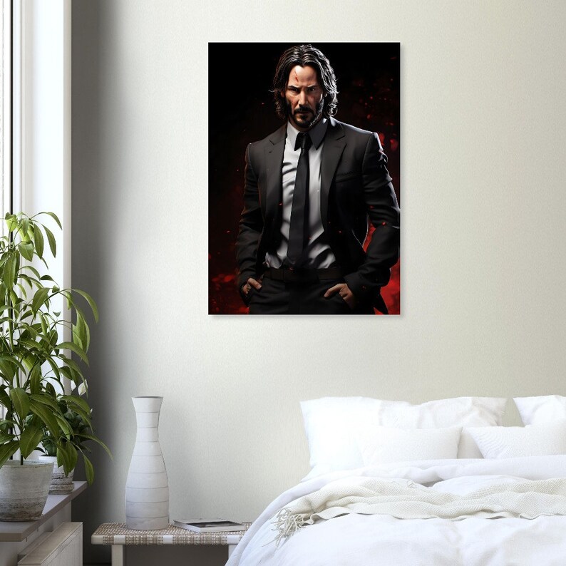 Keanu Reeves Semi-glossy Paper Poster, Bring the Cool and Captivating ...