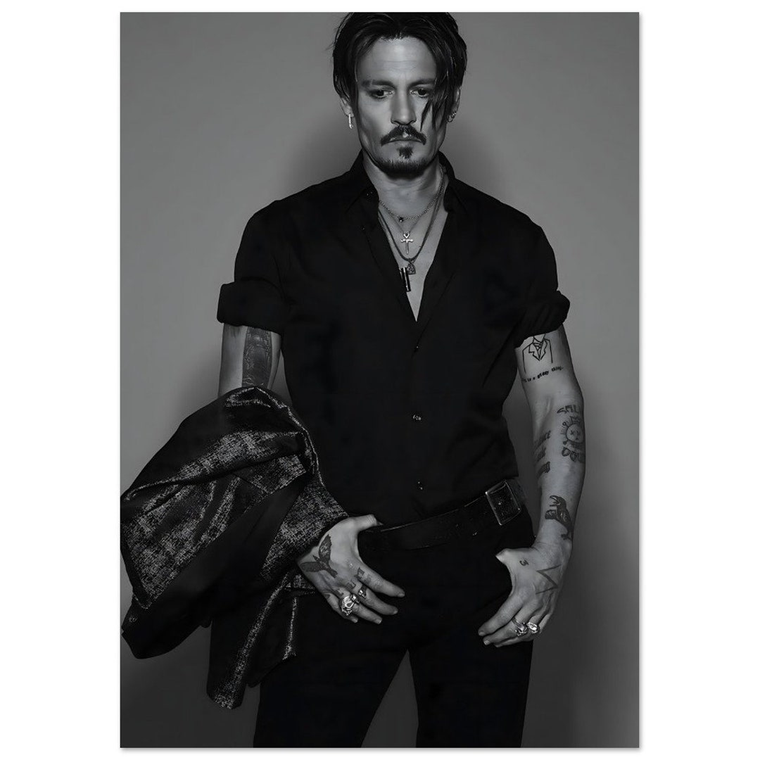 Johnny Depp Poster A Tribute to a Versatile Actor: Enhance Your Space ...