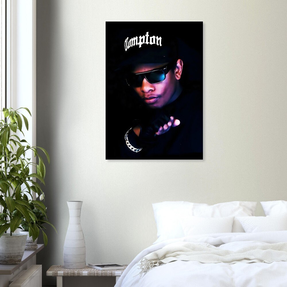 Eazy-e Hip Hop Rapper Poster Iconic Music Legacy: Celebrate the ...