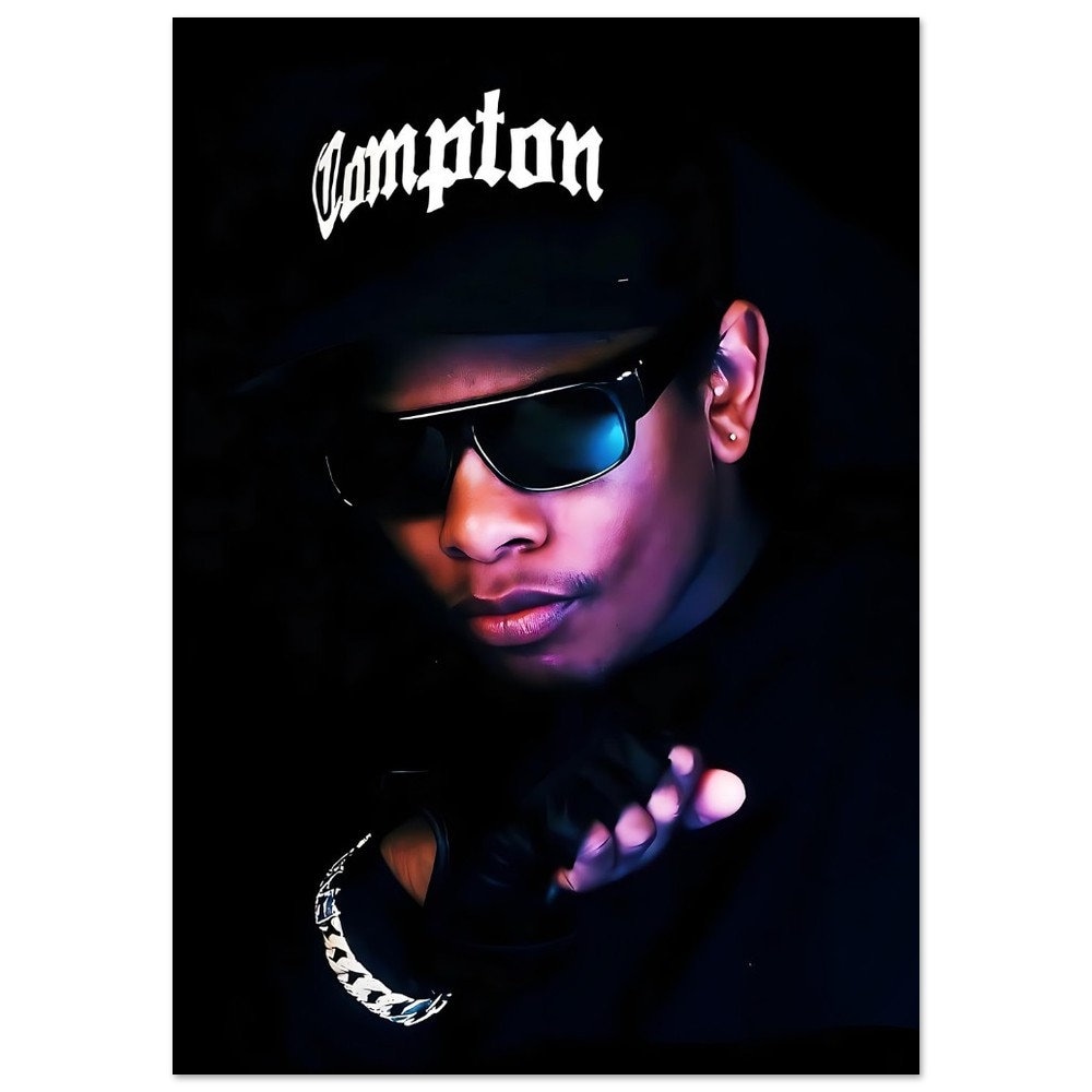 Eazy-e Hip Hop Rapper Poster Iconic Music Legacy: Celebrate the ...