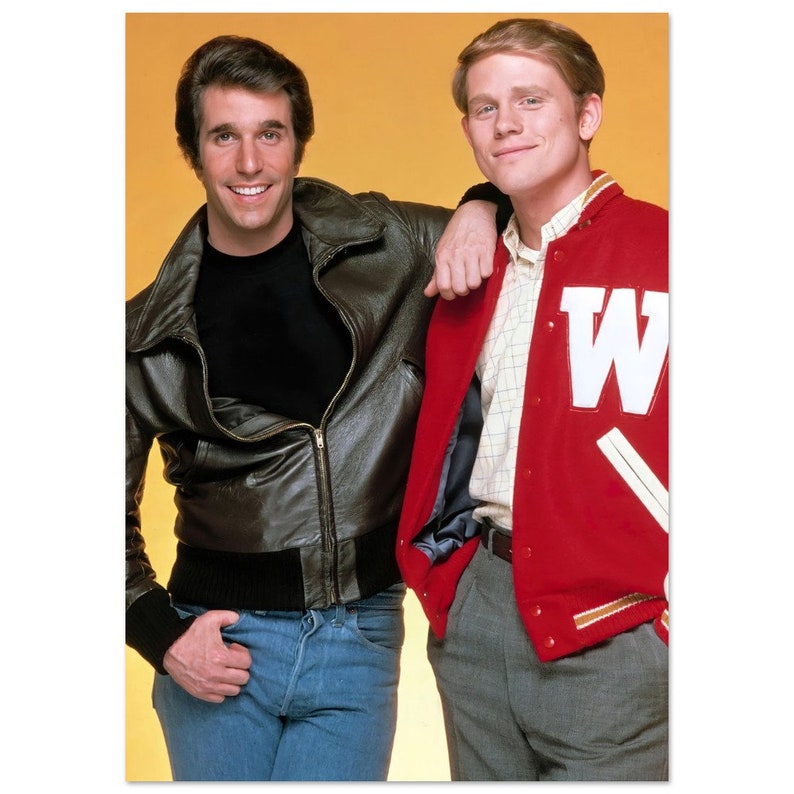 Happy Days Poster the Fonz & Richie Classic TV Show Poster the Fonz ...
