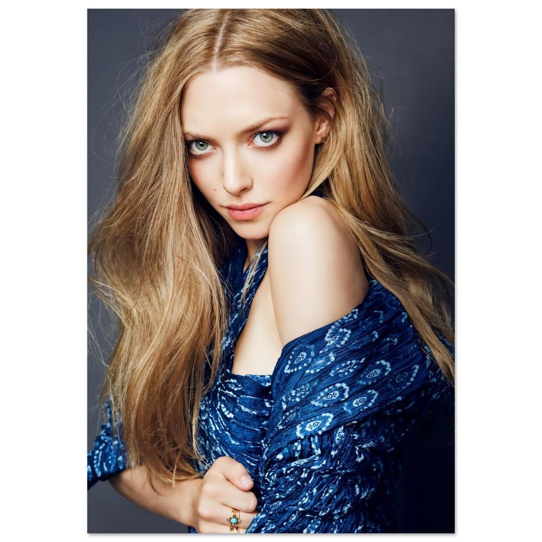 Elegant Amanda Seyfried Poster: Hollywood's Timeless Charm on Semi ...