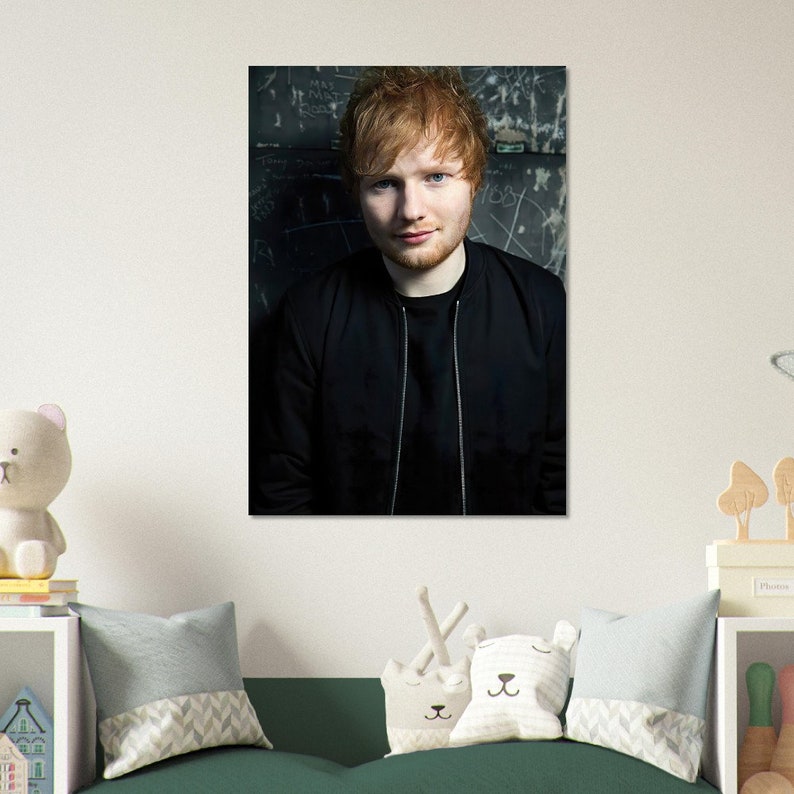 Ed Sheeran Themed Poster A Musical Visual Treat: Add a Touch - Etsy