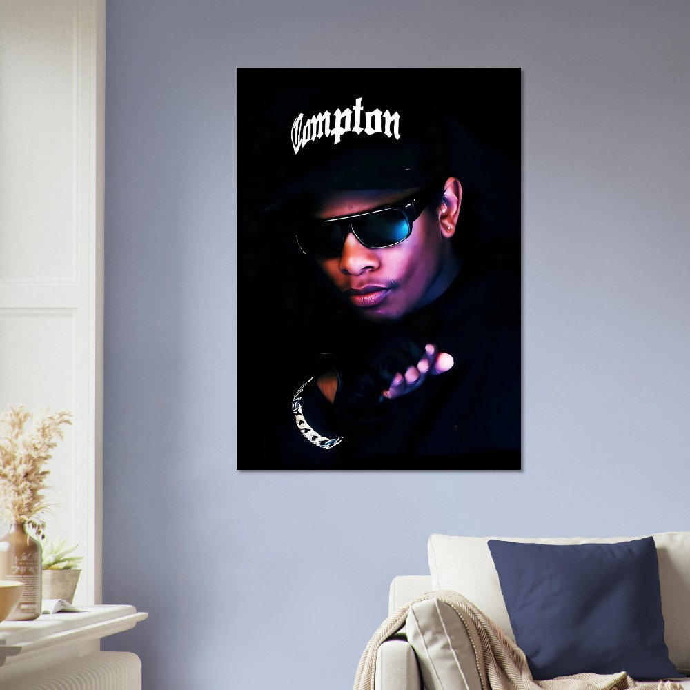 Eazy-e Hip Hop Rapper Poster Iconic Music Legacy: Celebrate the ...
