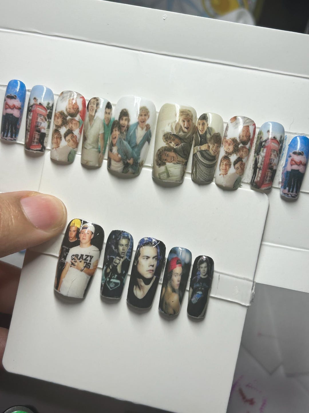 Customizable Artist Press on Nails One Direction Nails - Etsy