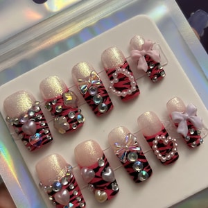 Gyaru Y2k Inspired Junk Nails - Etsy