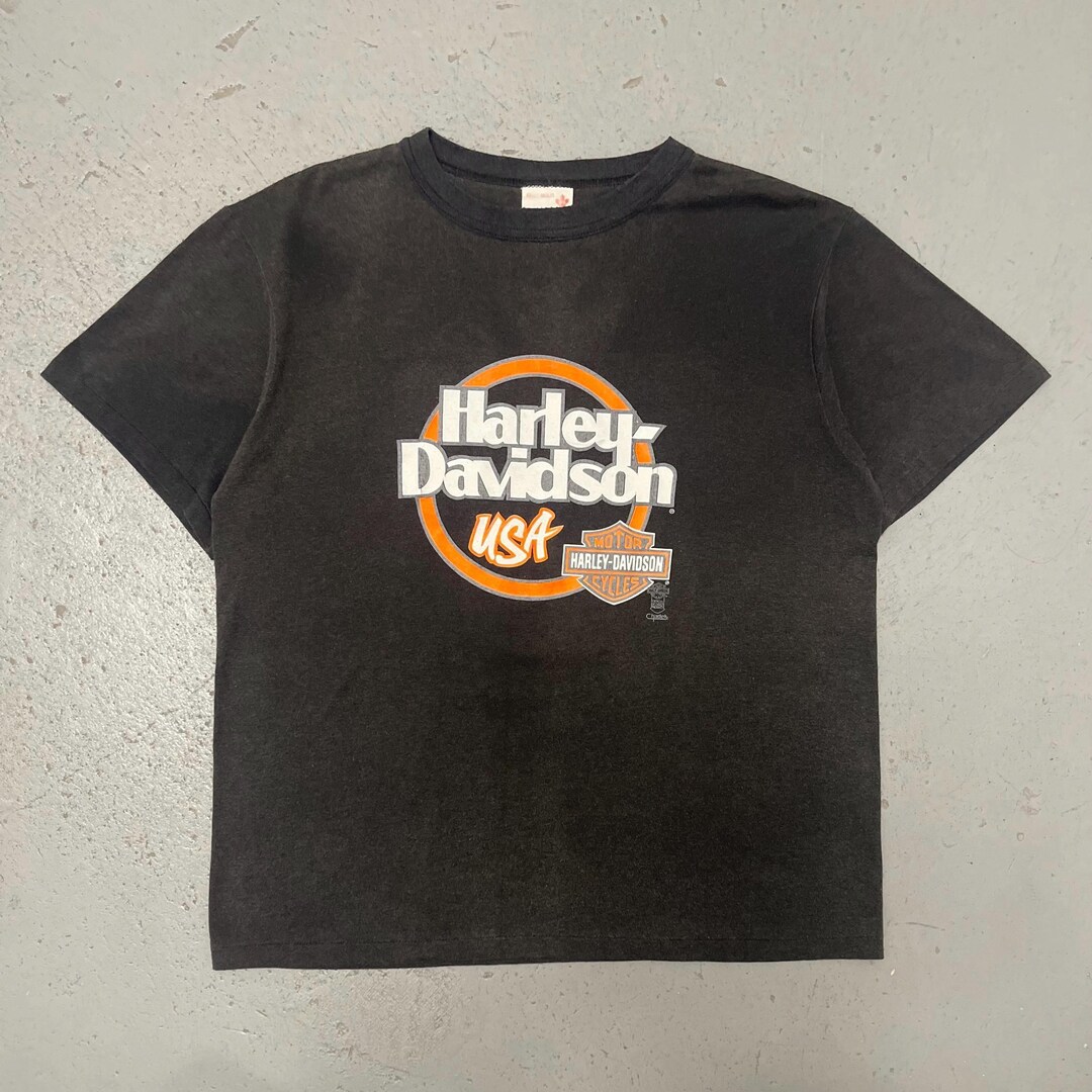 Vintage 80s Harley Davidson Motorcycles USA Hurst Ottawa Canada Rare ...