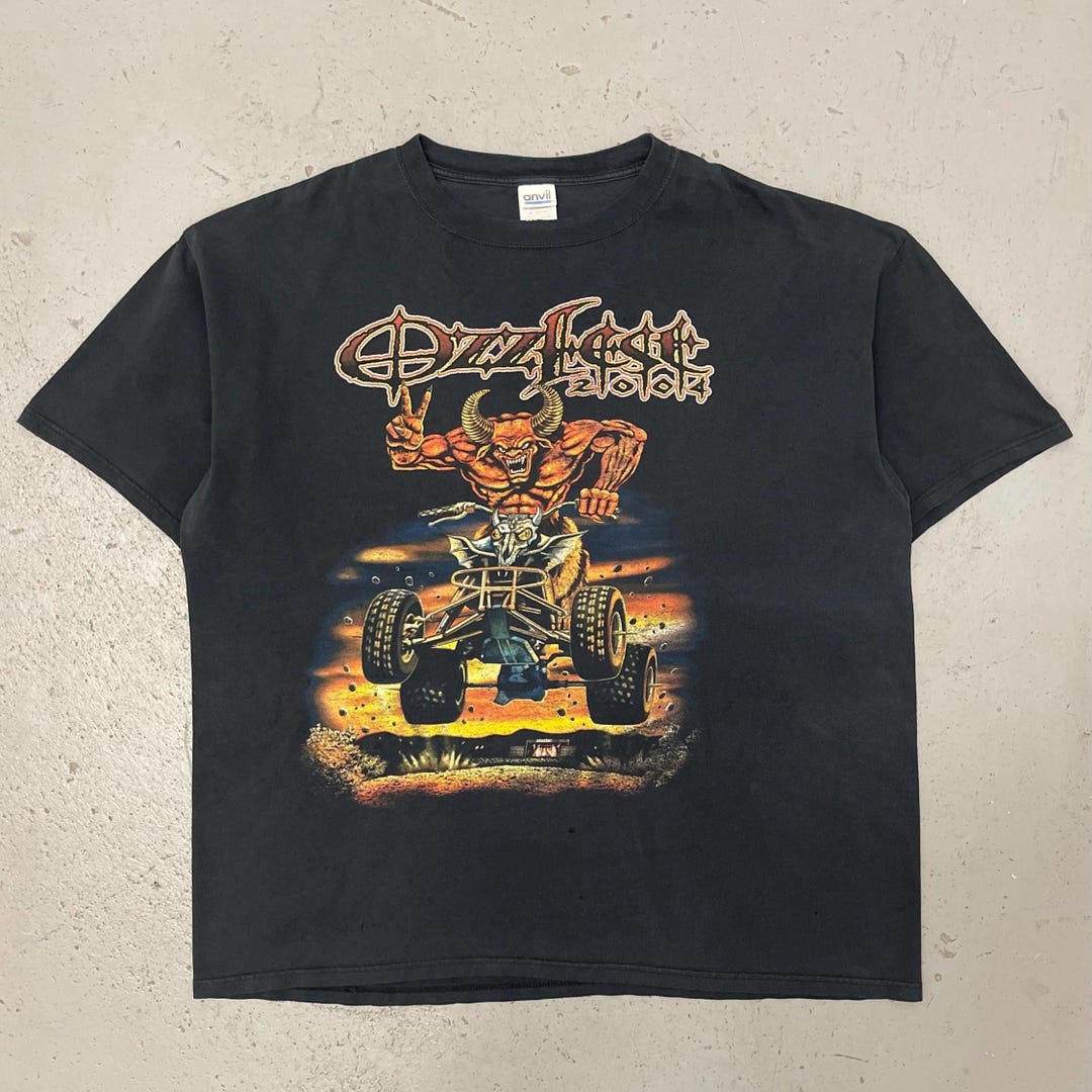 Vintage 2004 Ozzfest Ozzy Osbourne Black Sabbath Rare Double Sided ...