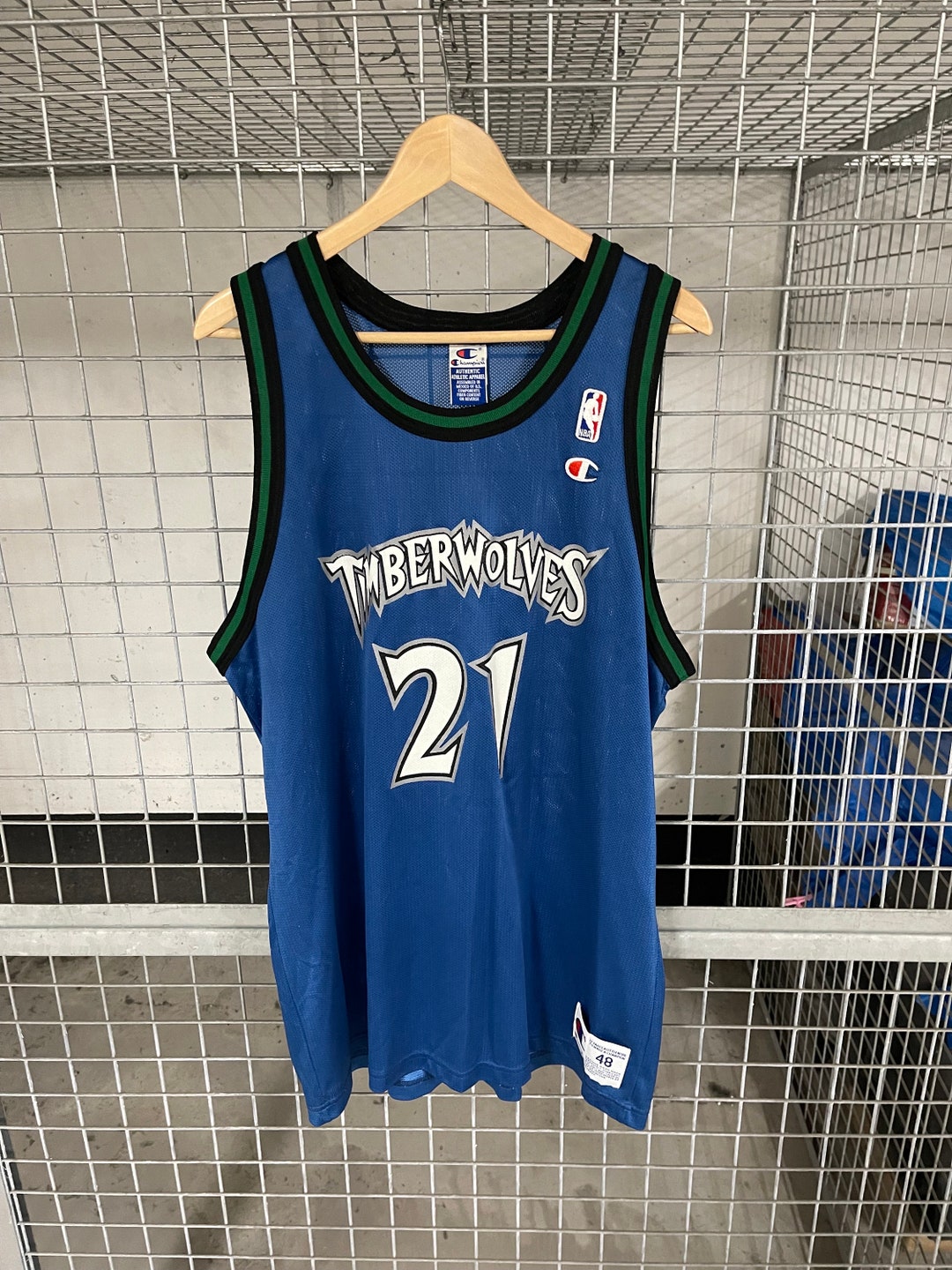 Vintage 90s NBA Minnesota Timberwolves Kevin Garnett Rare - Etsy