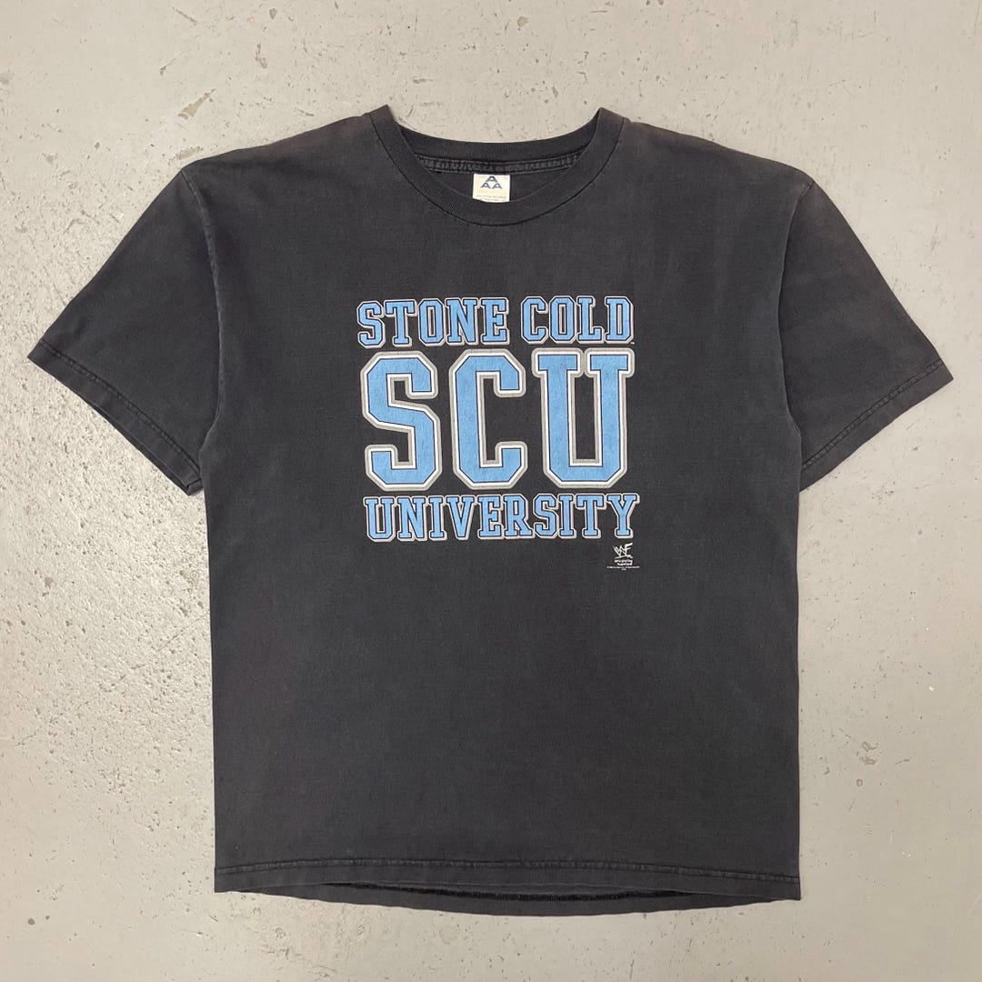 Vintage 1998 WWF Stone Cold Steve Austin Stone Cold University Rare ...