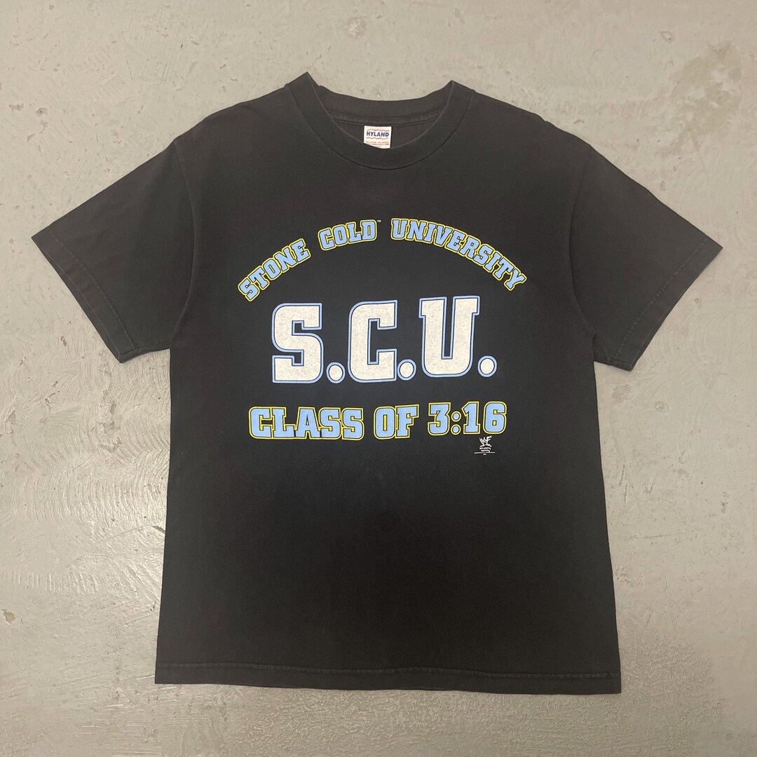 Vintage 1998 WWF Stone Cold Steve Austin Stone Cold University SCU ...