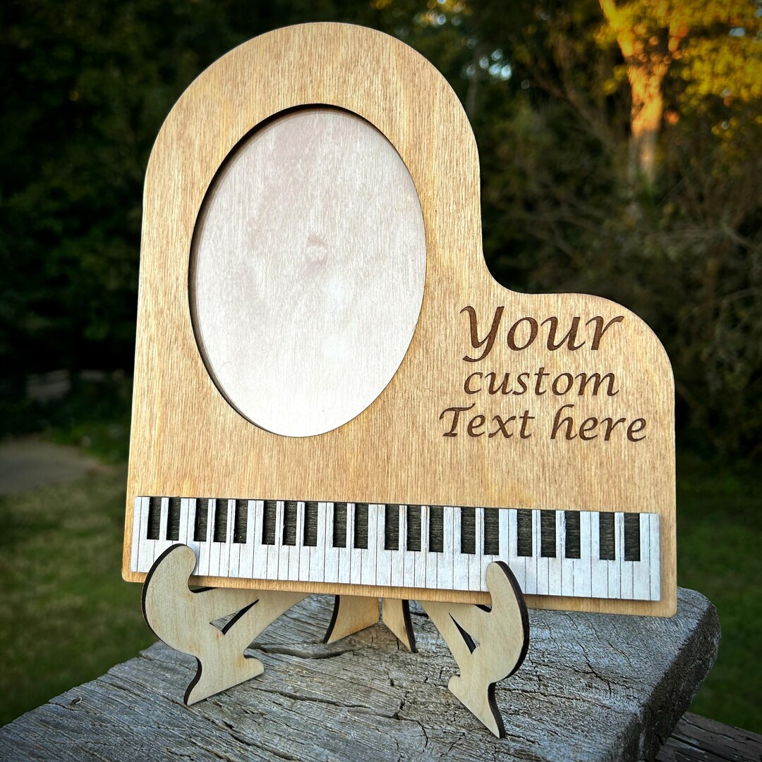 Custom Picture Frame in Piano Shape, - Etsy