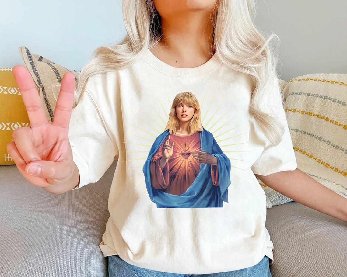 Taylor Swiftie Jesus Shirt, Taylor Shirt, Swift Shirt, Eras Tour Shirt ...