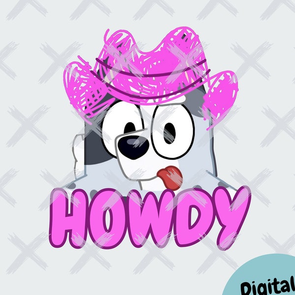 Cowboy Muffin Bluey - Etsy