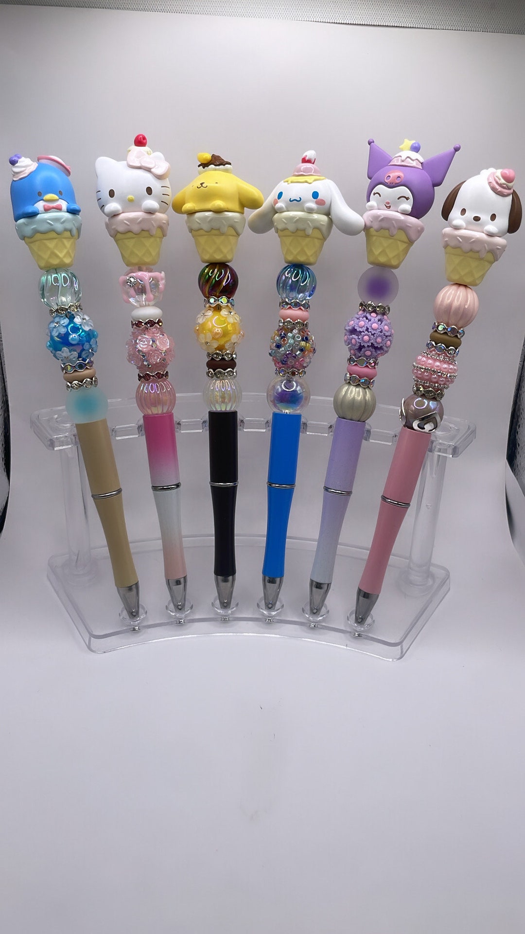 Sanrio Cupcake Pens Kuku,melody,hk, Pochacco, Cinna, Pom Pom, Keroppi ...