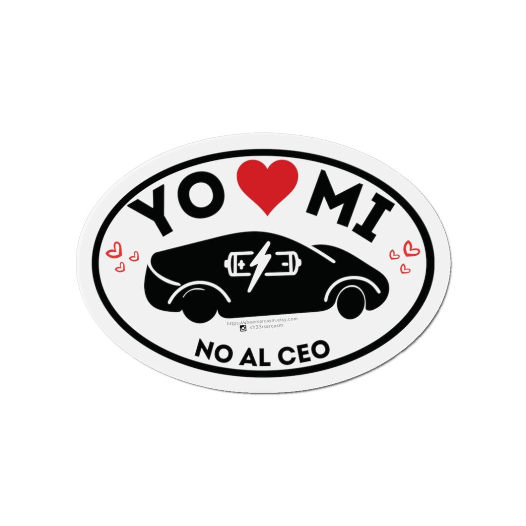 Elon Funny EV Fridge Magnet | Sarcastic Tesla Driver Gift | Cute Anti ...