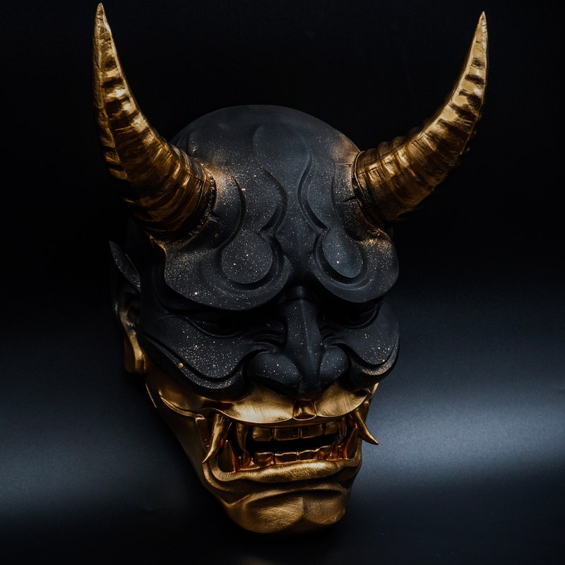 Japanese Oni Mask Wood - Etsy