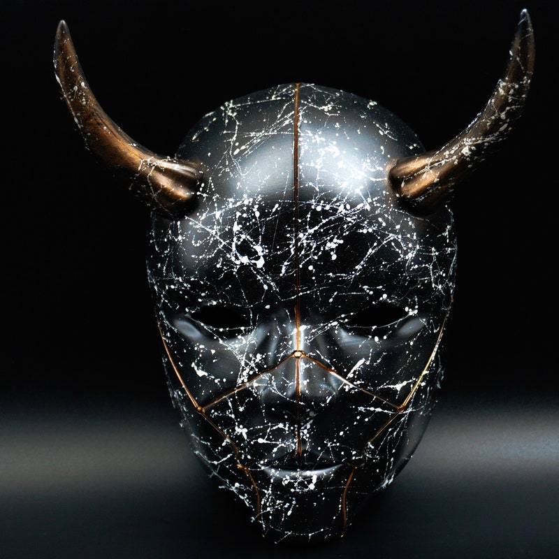 Oni Face Mask - Etsy