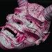 Neon Style Hannya Mask, Japanese Warior Mask, Hand Made, Gift for Him ...
