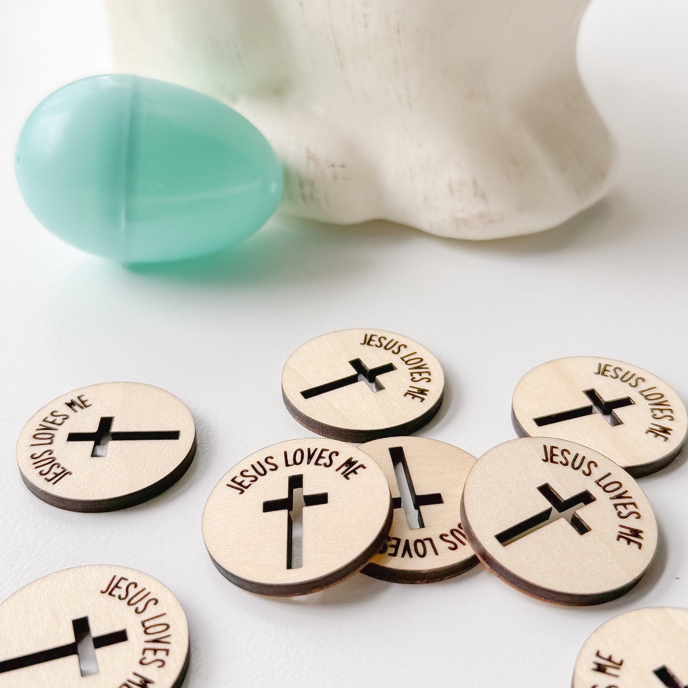 20 Easter Egg Hunt Tokens, Easter Egg Tokens, Easter Egg Fillers ...