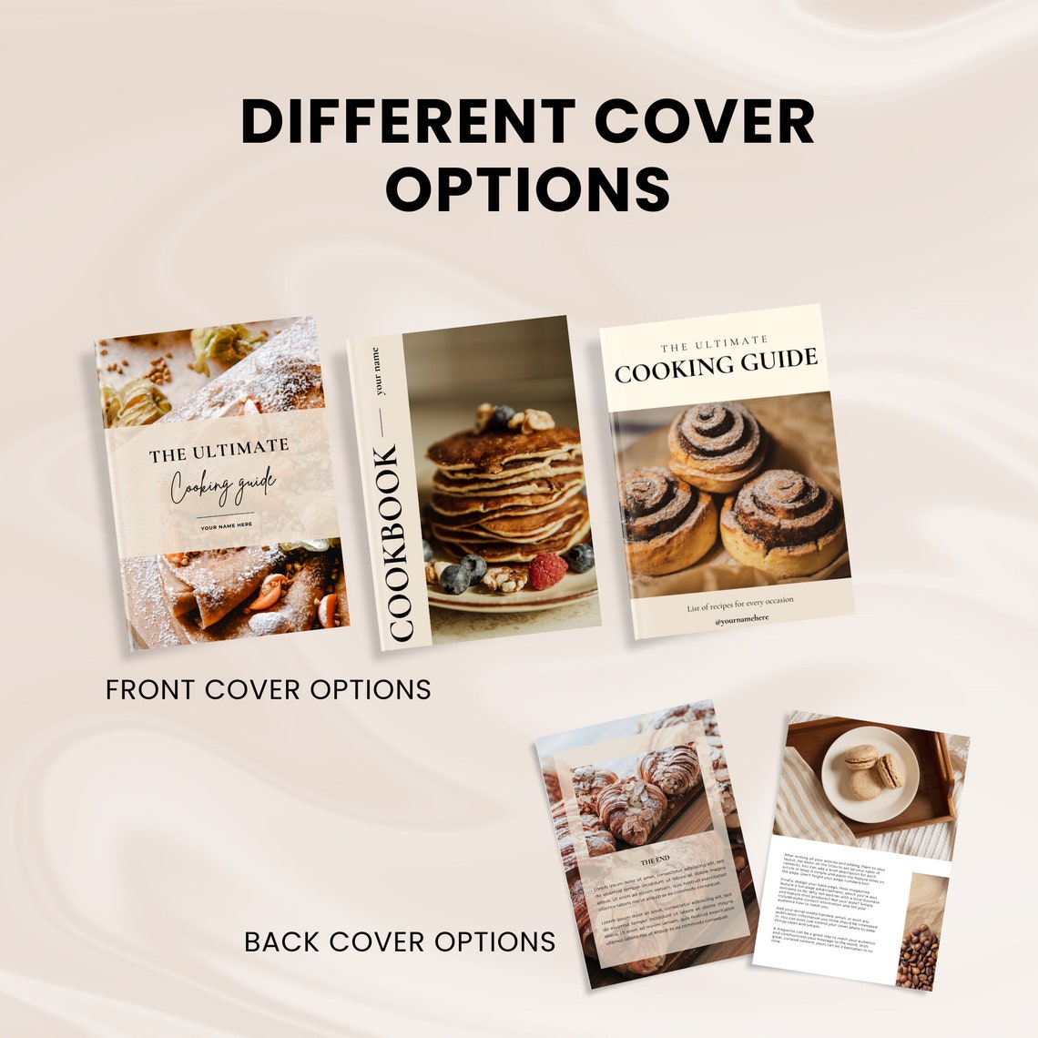 Cookbook Template, Recipe Book Template, Canva Ebook Template, Meal ...