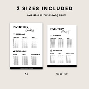 Airbnb Inventory Checklist Template, Airbnb Inventory Tracker, Vacation ...