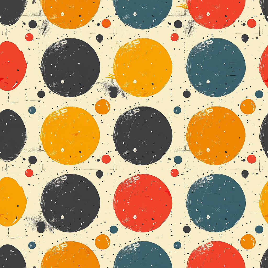 Colorful Polka Dot Pattern - Etsy