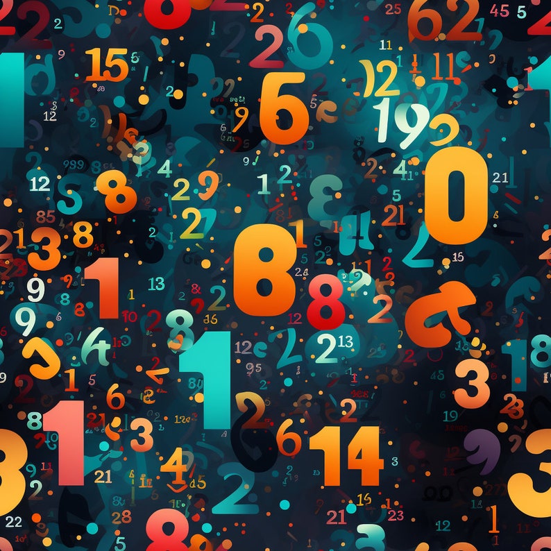 Random Number Pattern - Etsy