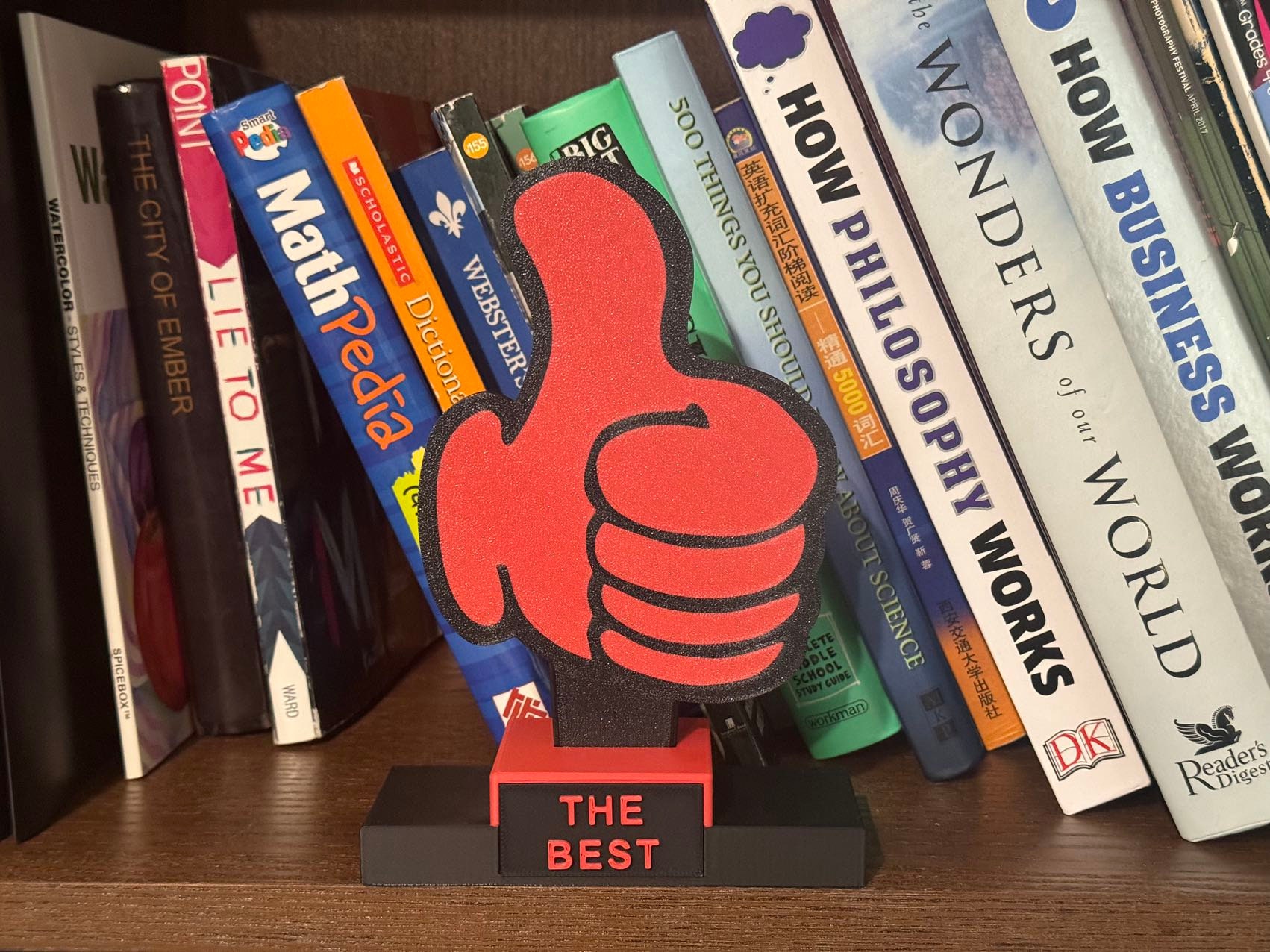 Thumbs up Trophy Award - Personalized Family & Team Appreciation ...