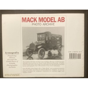 Mack Model AB Photo Archive by T. Warth Trucks Transportation Book - Etsy