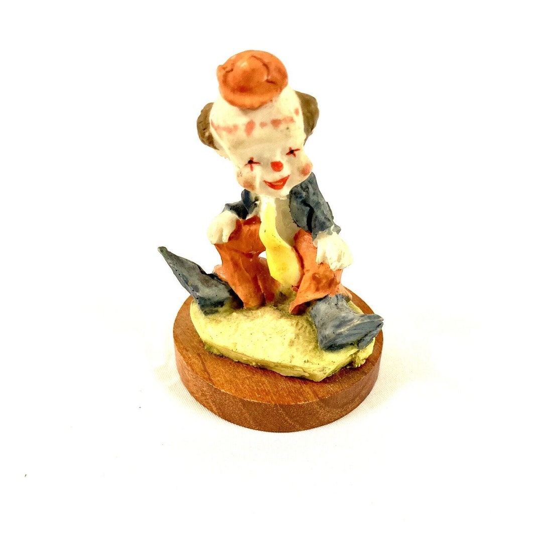 1991 VTG Albert Price Small Resin Clown Figurine Orange Pants 2.5” - Etsy