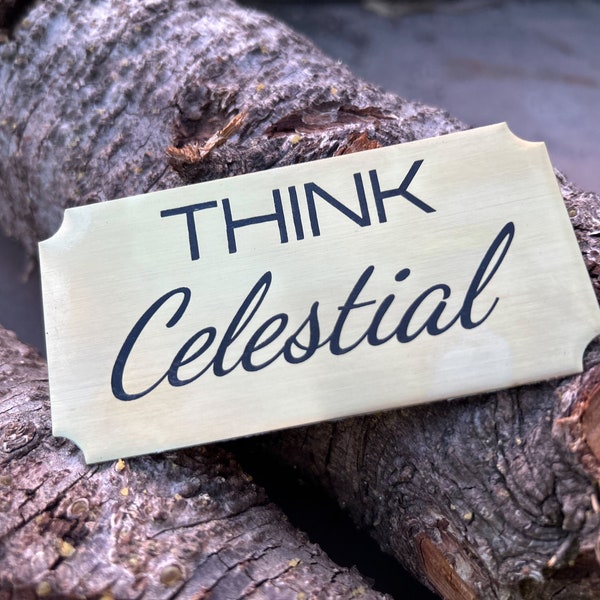 Think Celestial Sign - Etsy