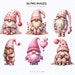 Watercolor Valentines Gnomes Clipart, Valentines Day Clipart Bundle ...