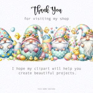 Watercolor Easter Eggs Gnome Png Clipart Bundle, Chicks Eggs, Garden ...