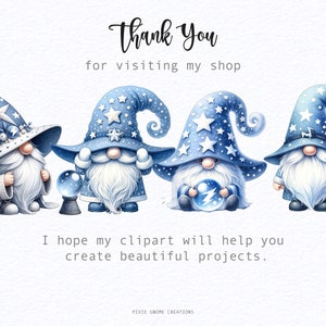 Watercolor Wizard Magic Gnome Clipart PNG Bundle, Fantasy Clipart ...