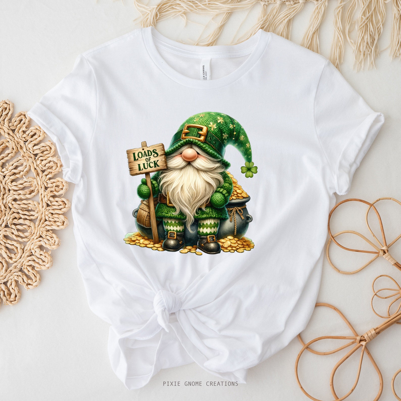 Watercolor St Patricks Day Gnomes Png, Cute Gnomes Clipart, Patrick Day ...