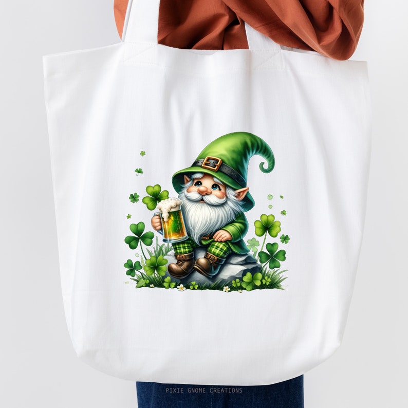 St Patricks Day Gnomes Png, Cute Gnomes Clipart, Patrick Day Watercolor ...