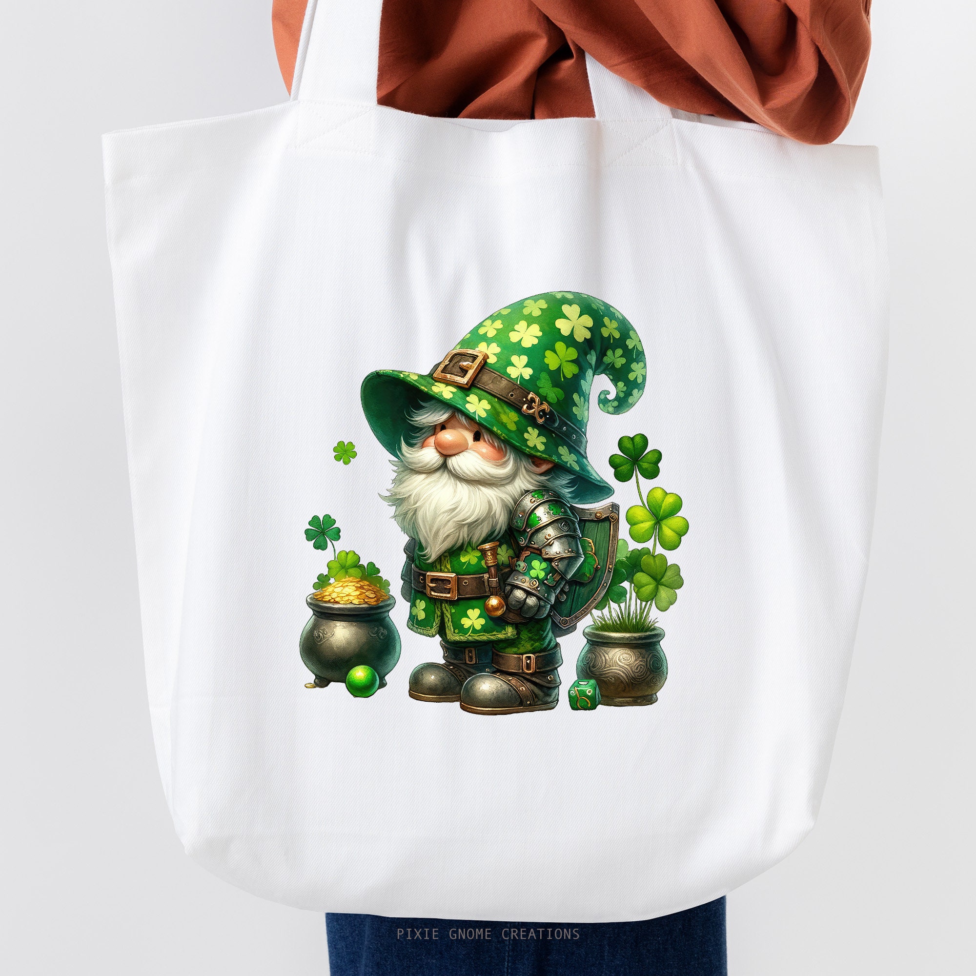 Watercolor St Patricks Day Gnomes Png, Cute Gnomes Clipart, Patrick Day ...