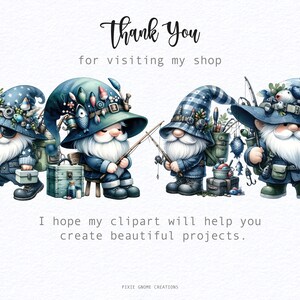 Watercolor Fishing Gnome Clipart Bundle Png, Fisherman Gnome, Fly ...