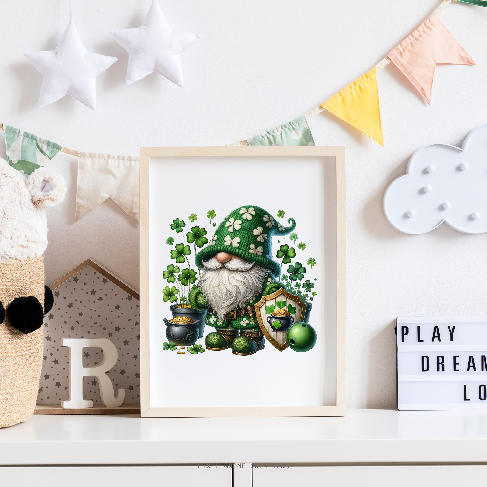 Watercolor St Patricks Day Gnomes Png, Cute Gnomes Clipart, Patrick Day ...