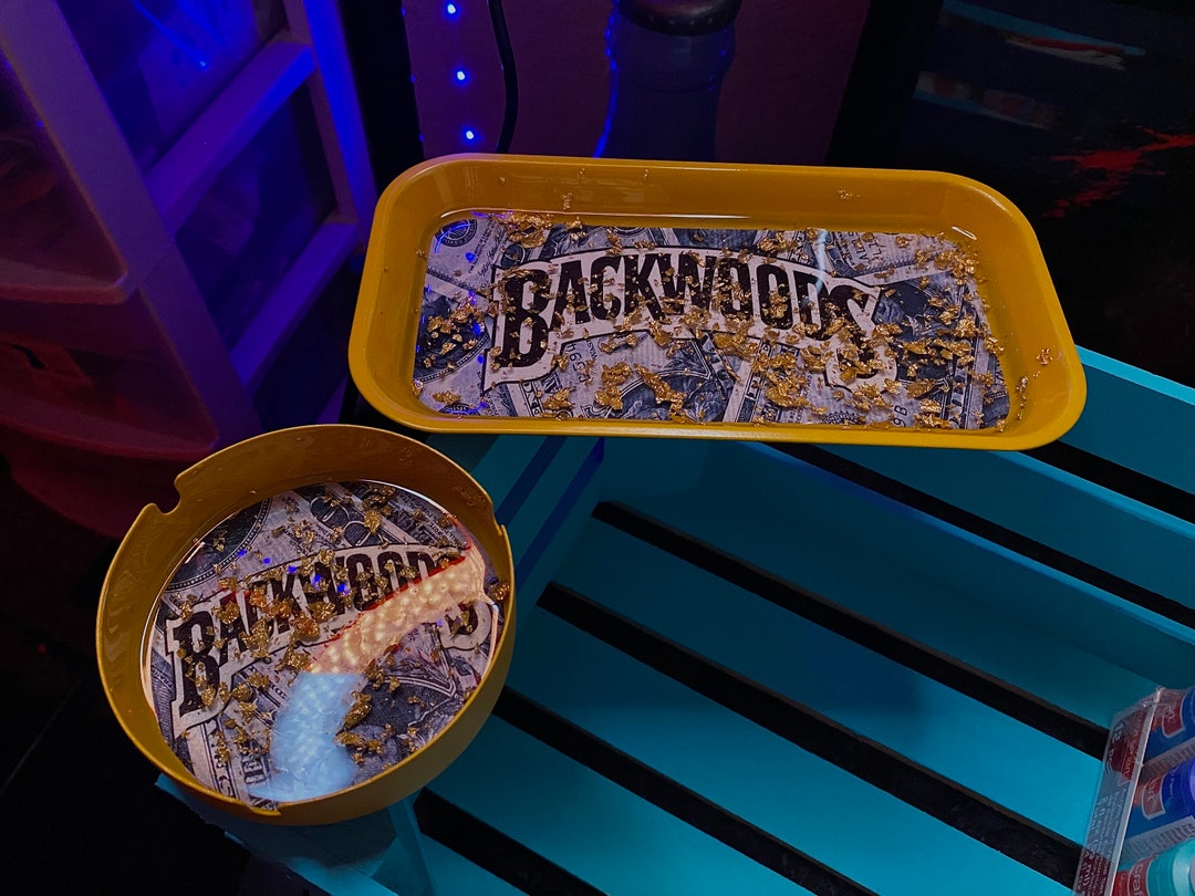 Yellow Backwoods Rolling Tray Set - Etsy