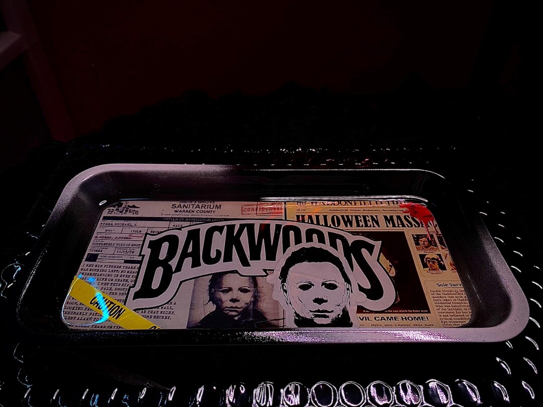 Backwoods Michael Myers Rolling Tray - Etsy