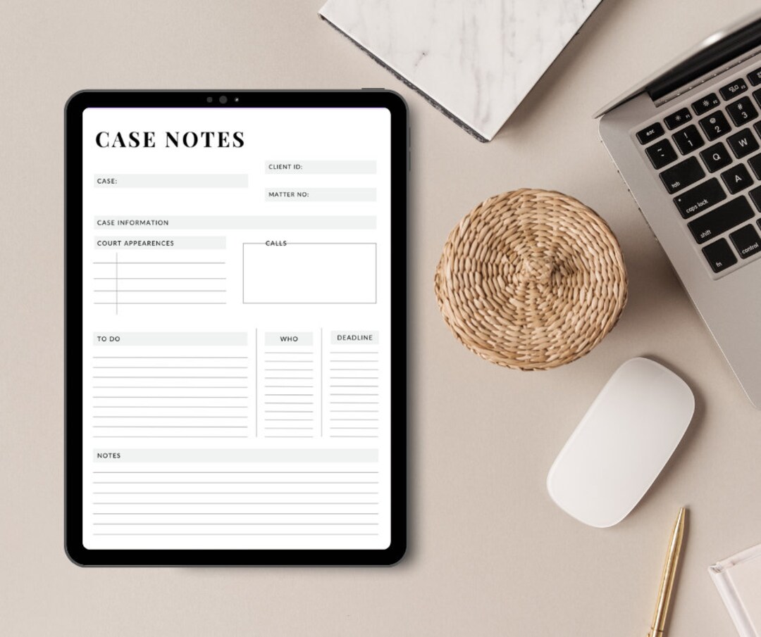 Attorney Case File Planning - Etsy