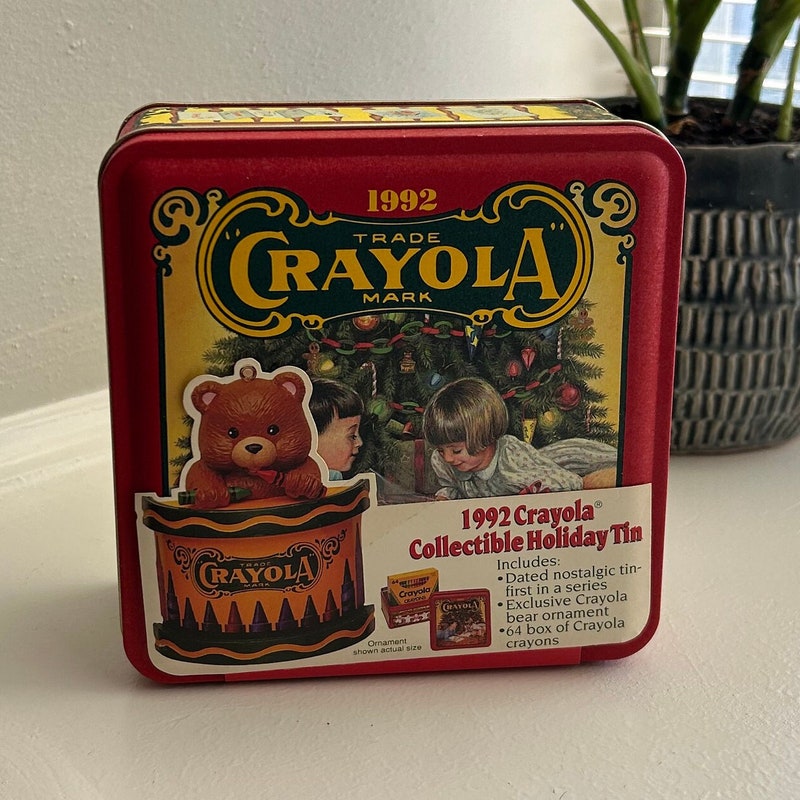 Crayola Crayon Tin - Etsy